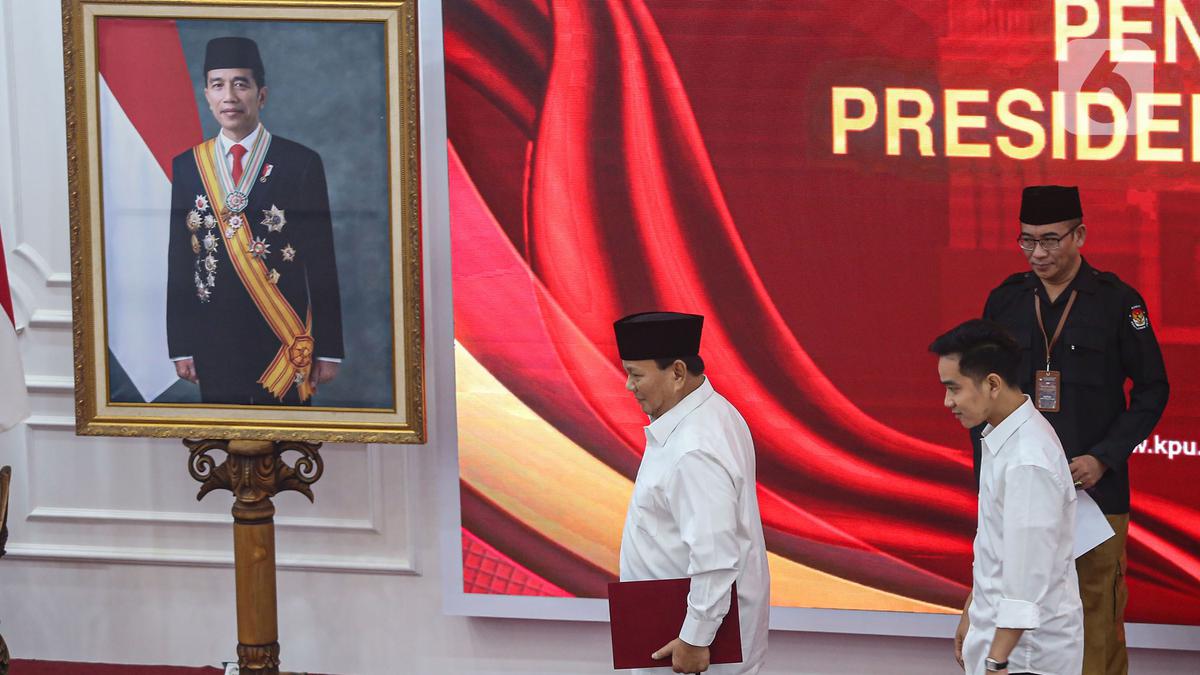 Resmi, KPU RI Tetapkan Prabowo-Gibran sebagai Presiden dan Wakil Presiden Terpilih Pilpres 2024 ...