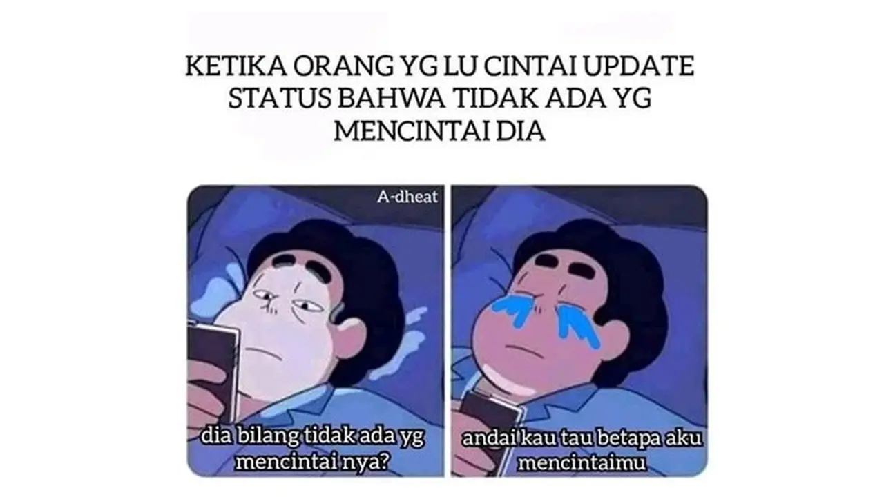 6 Meme Cinta Bertepuk Sebelah Tangan Ini Bikin Kesal - Hot Liputan6.com