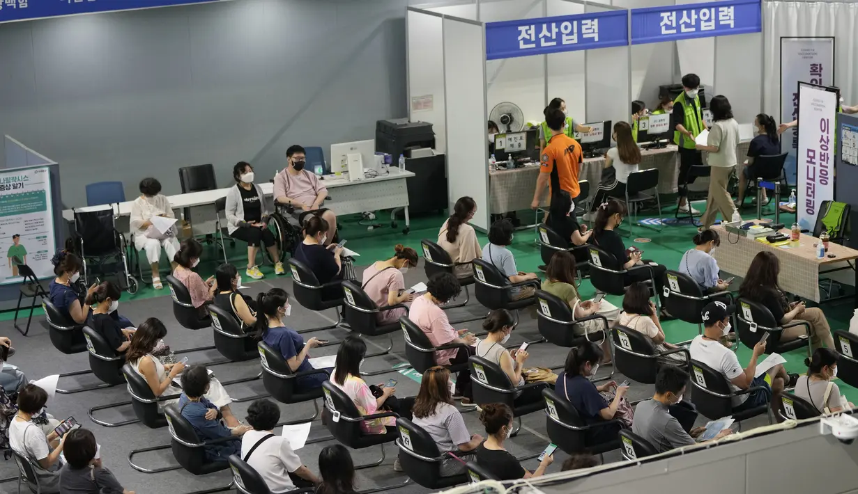 FOTO: Melihat Pusat Vaksinasi Virus Corona COVID-19 di Seoul - Foto ...