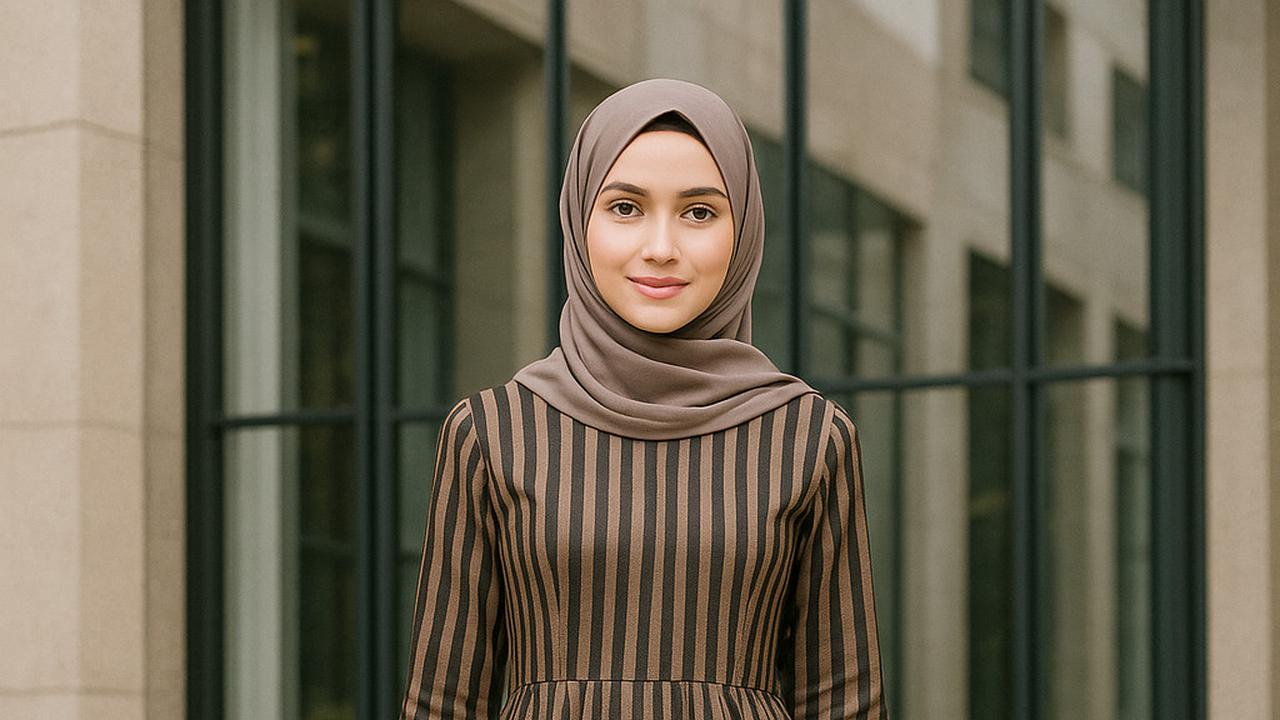 8 Model Gamis Lurik Kombinasi Brokat Tren Terbaru 2025, Pilihan Elegan ...