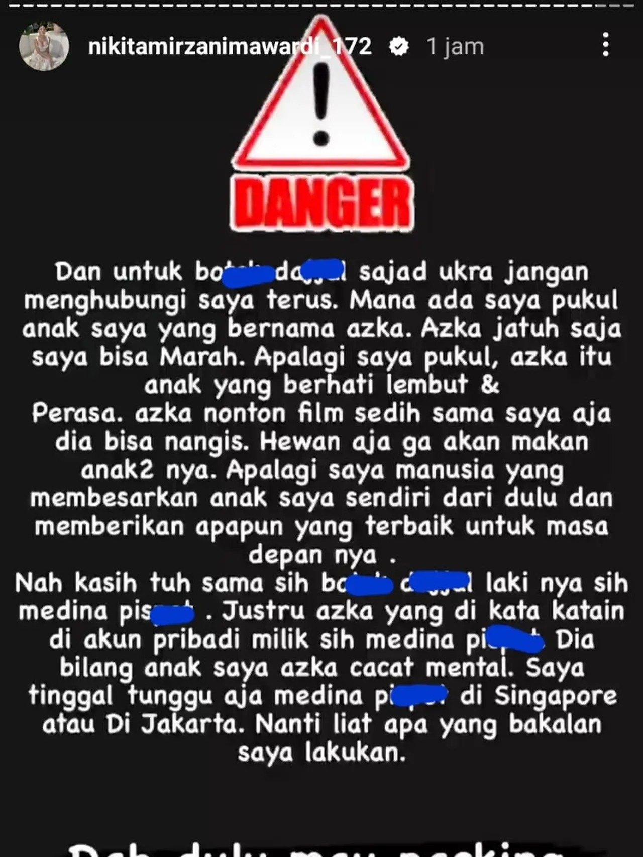 Nikita Mirzani Ngamuk Ditelepon Sajad Ukra karena Isu Tampar Azka: Hewan Tak Makan Anak Sendiri ...