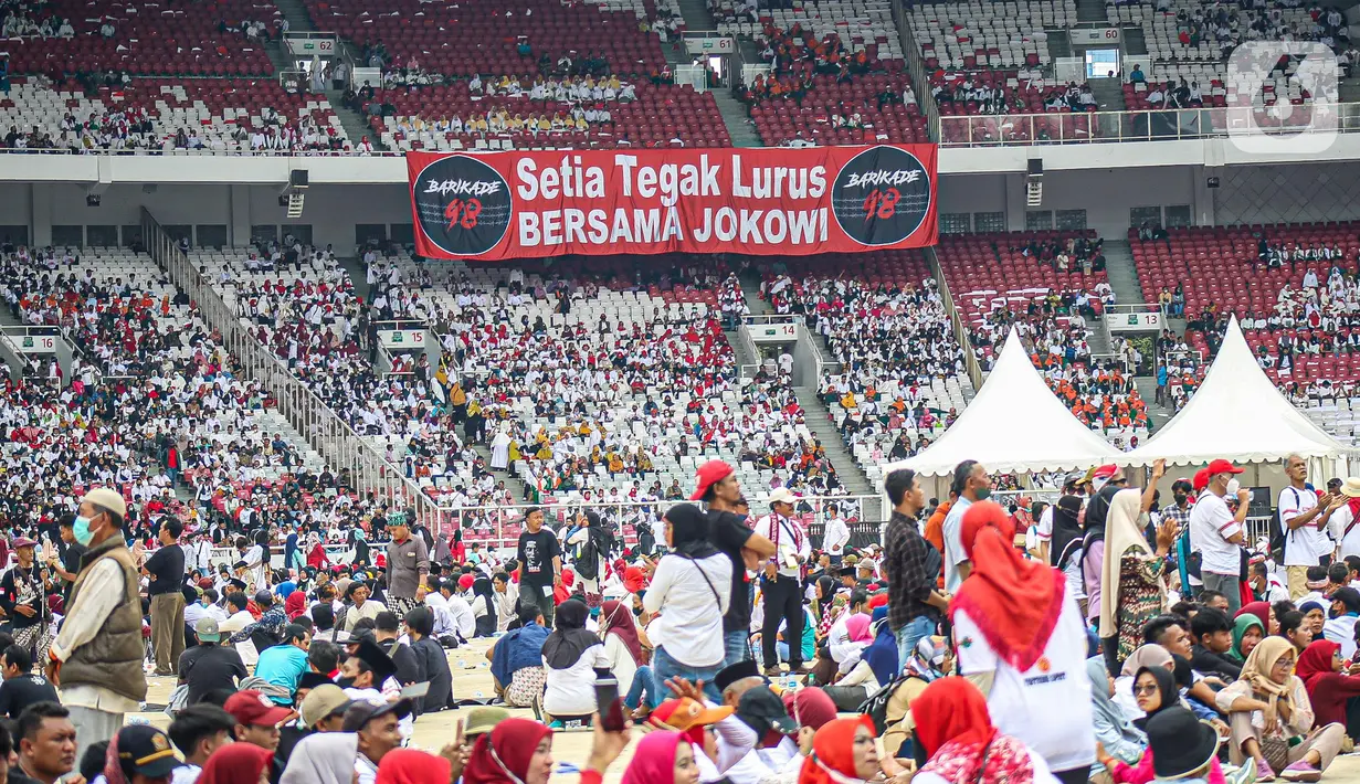 Presiden Joko Widodo Hadiri Nusantara Bersatu - Foto Liputan6.com