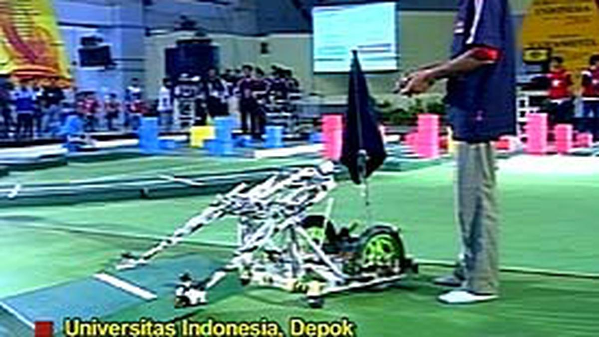 Lomba Robot di Kampus UI Memasuki Semifinal - News Liputan6.com