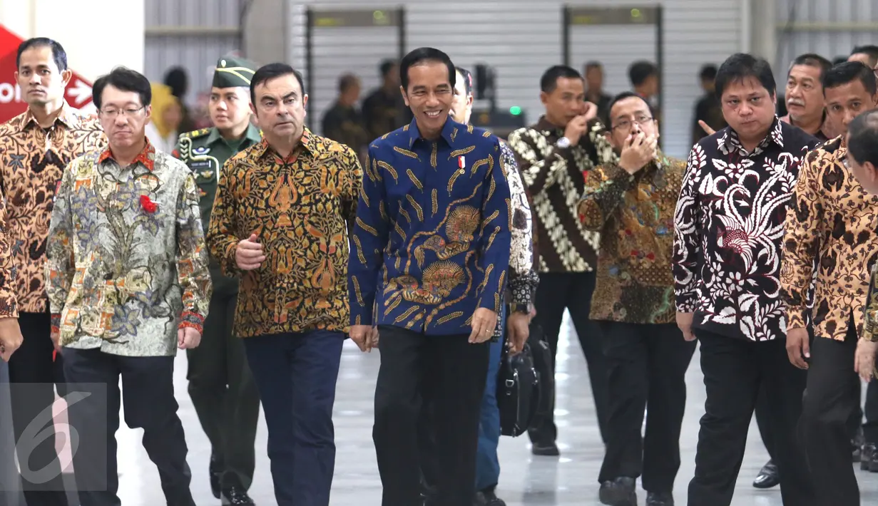 Jokowi Resmikan Pabrik Baru Mitsubishi - Foto Liputan6.com