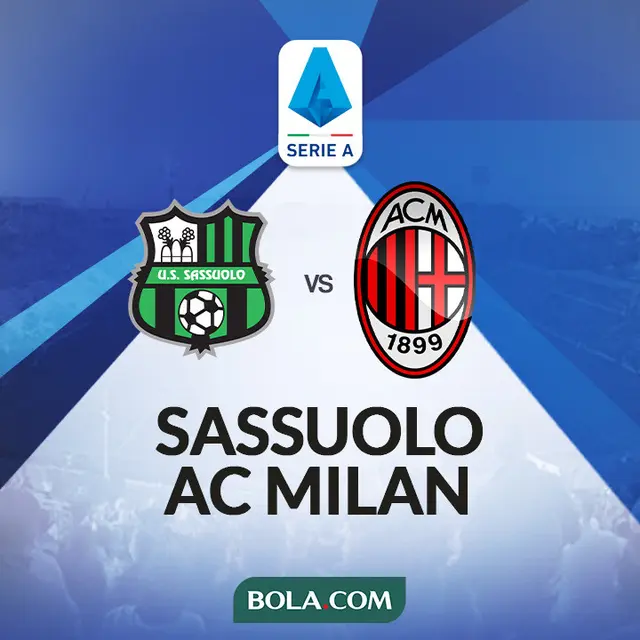 Link Live Streaming Pertandingan Liga Italia Sassuolo Vs Ac Milan
