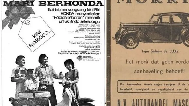 10 Potret Iklan Mobil dan Motor Jadul yang Bikin Bernostalgia ...