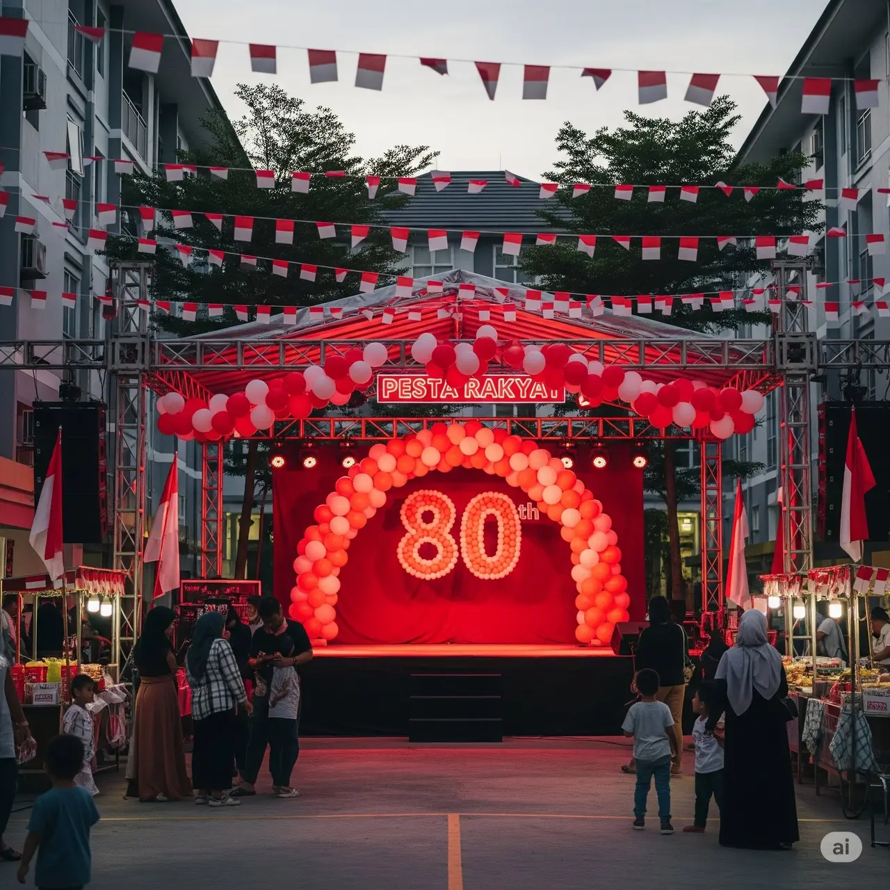 14 Ide Dekorasi Panggung 17 Agustus Keren Low Budget untuk Semarakkan ...