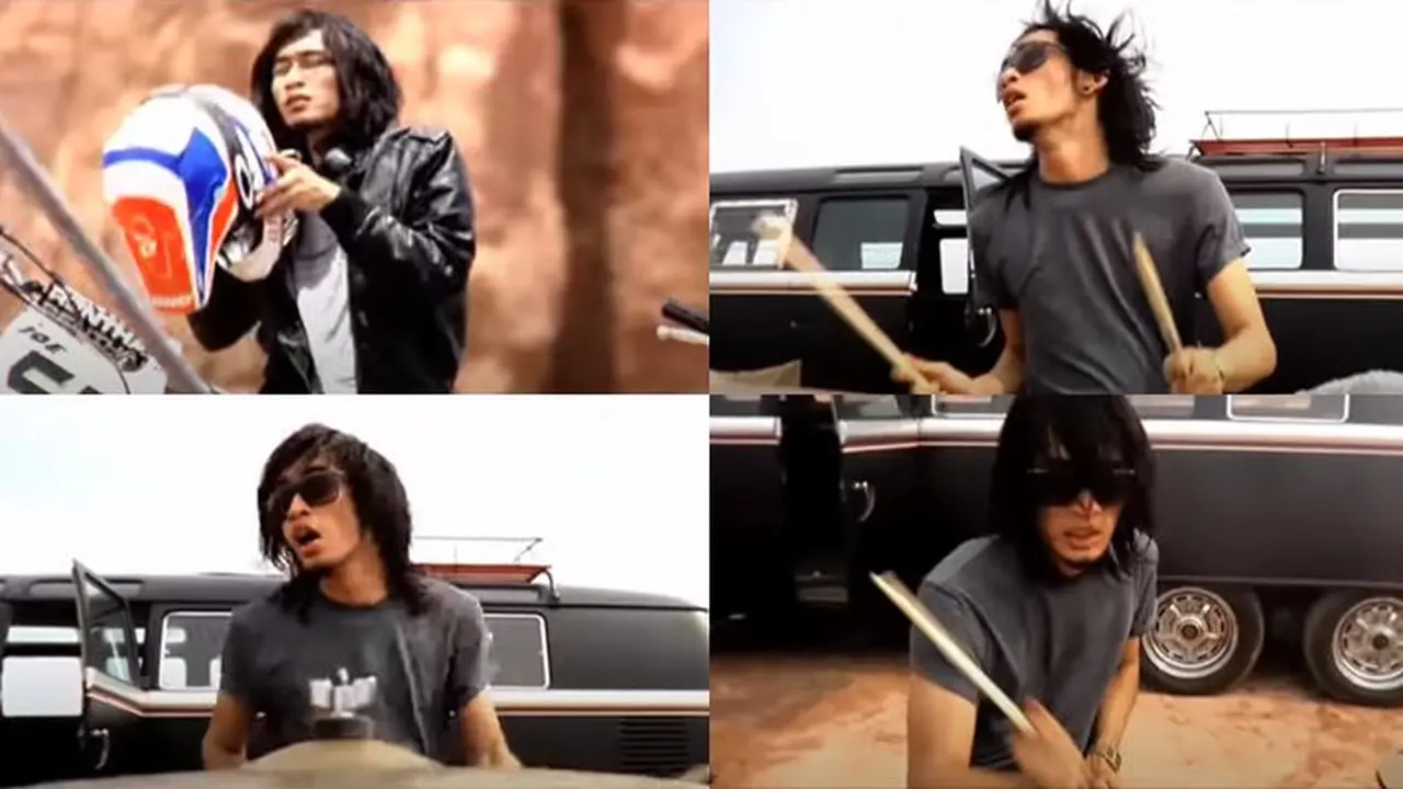 6 Potret Jadul Suami Syahnaz Sadiqah, Jeje Govinda - Entertainment ...