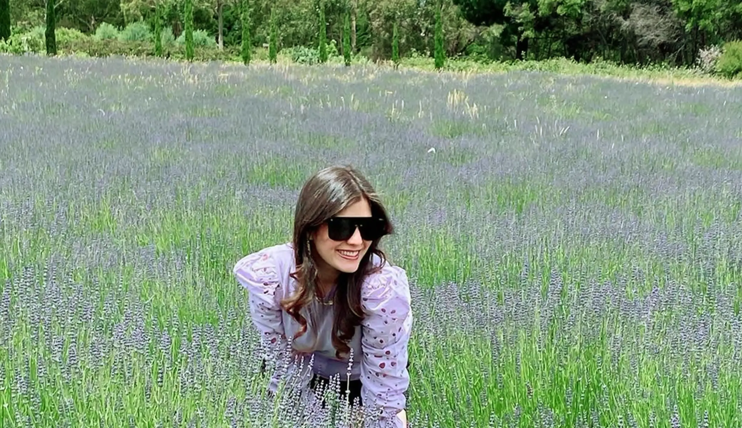FOTO: Momen Keseruan Liburan Carissa Putri Ke Kebun Bunga Lavender ...