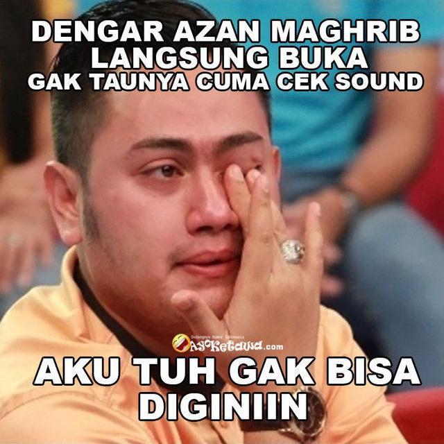 10 Meme Kocak Tunggu Buka Puasa Ini Bikin Ikut Mengangguk - Hot ...