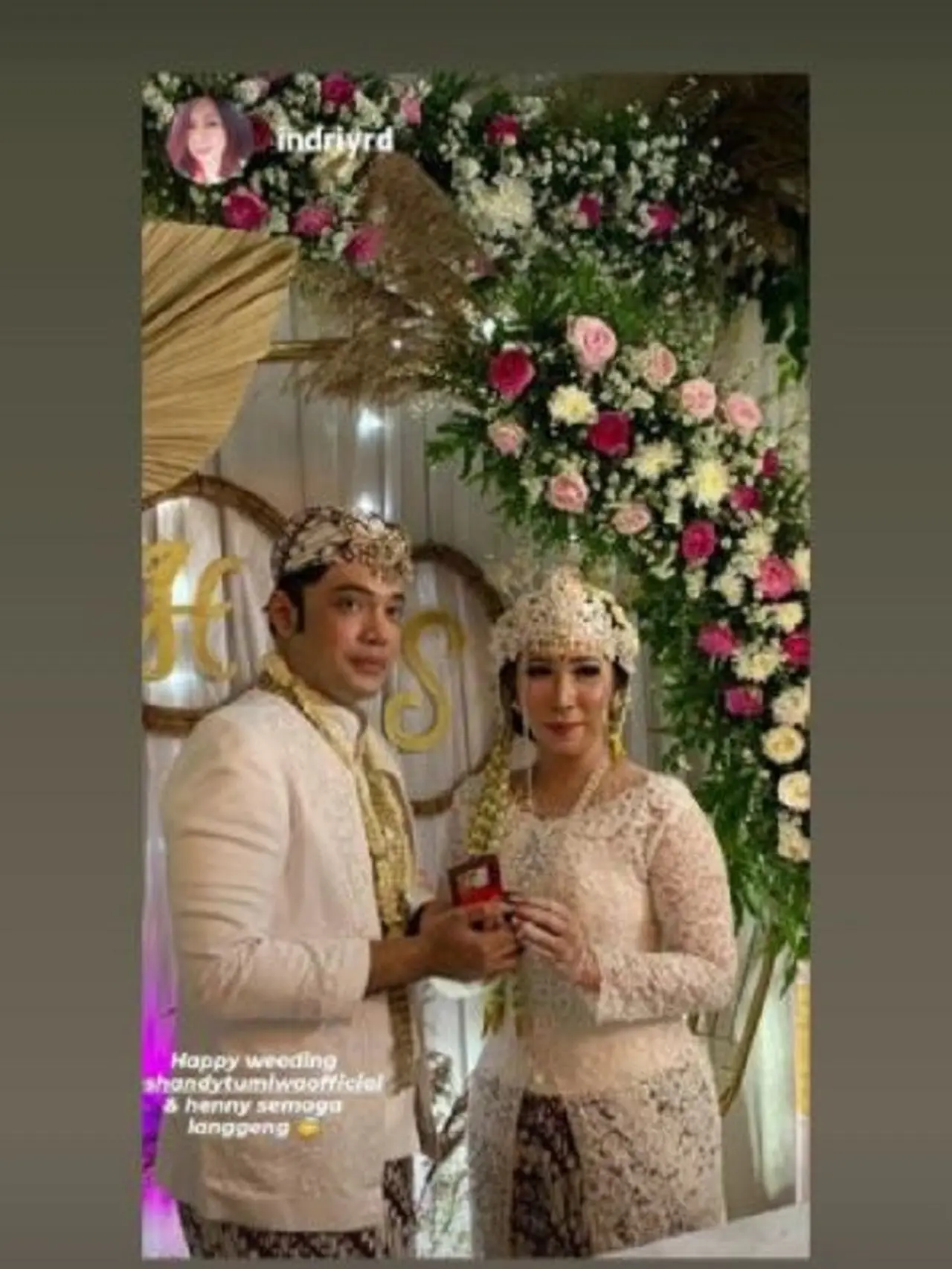 Sandy Tumiwa Resmi Nikahi Mantan Istri Rio Reifan, Henny Mona - ShowBiz ...