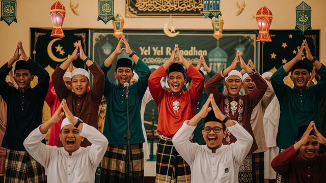 15 Yel Yel Ramadhan Penuh Semangat, Bikin Puasa Makin Ceria