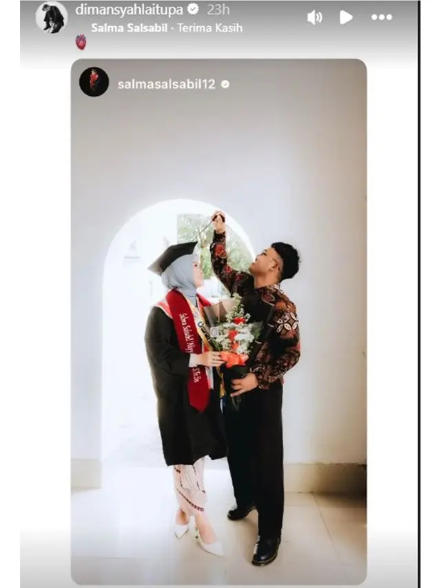 6 Potret Wisuda Salma Salsabil dari ISI Jogja, Raih Gelar Sarjana Terapan Seni - Hot Liputan6.com