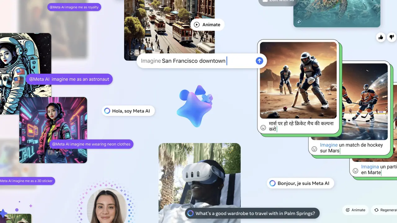 Cek Cara Buat Gambar Pakai Meta AI di Aplikasi WhatsApp - Tekno ...