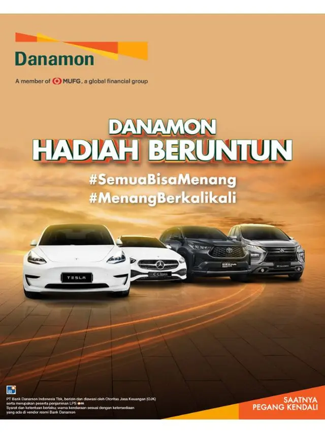Saatnya Miliki Tesla Model 3 dan Mobil Lainnya Lewat Danamon Hadiah ...