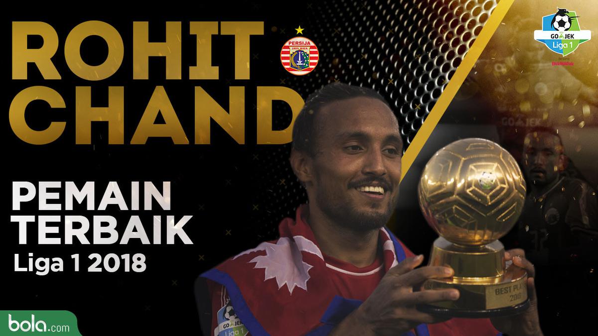 Rohit Chand Jadi Pemain Asia Paling Sukses di Liga 1 2018