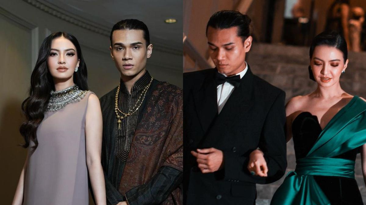 Gaya Bold Elegan Raline Shah Kondangan di Kuala Lumpur Kenakan Dua ...