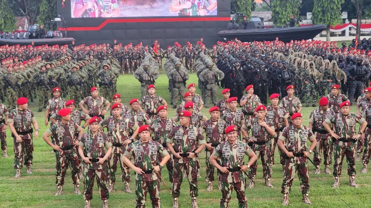 Prabowo Hadiri Upacara Hut Ke 72 Kopassus Pakai Baret Merah News