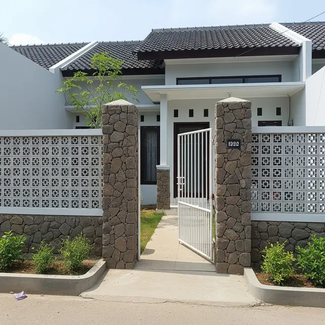 9 Desain Pagar Roster yang Bikin Rumah Subsidi Terlihat Lebih Mahal ...