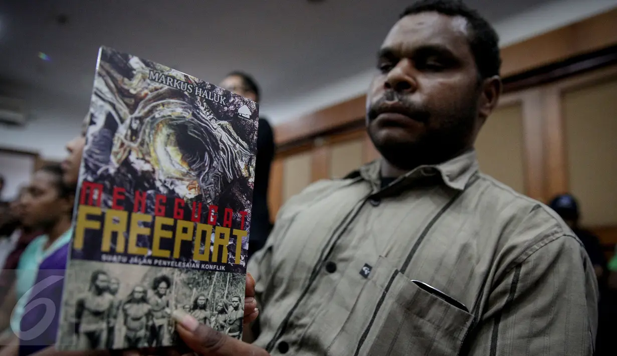 Para Tokoh Gelar Bedah Buku Menggugat Freeport - Foto Liputan6.com