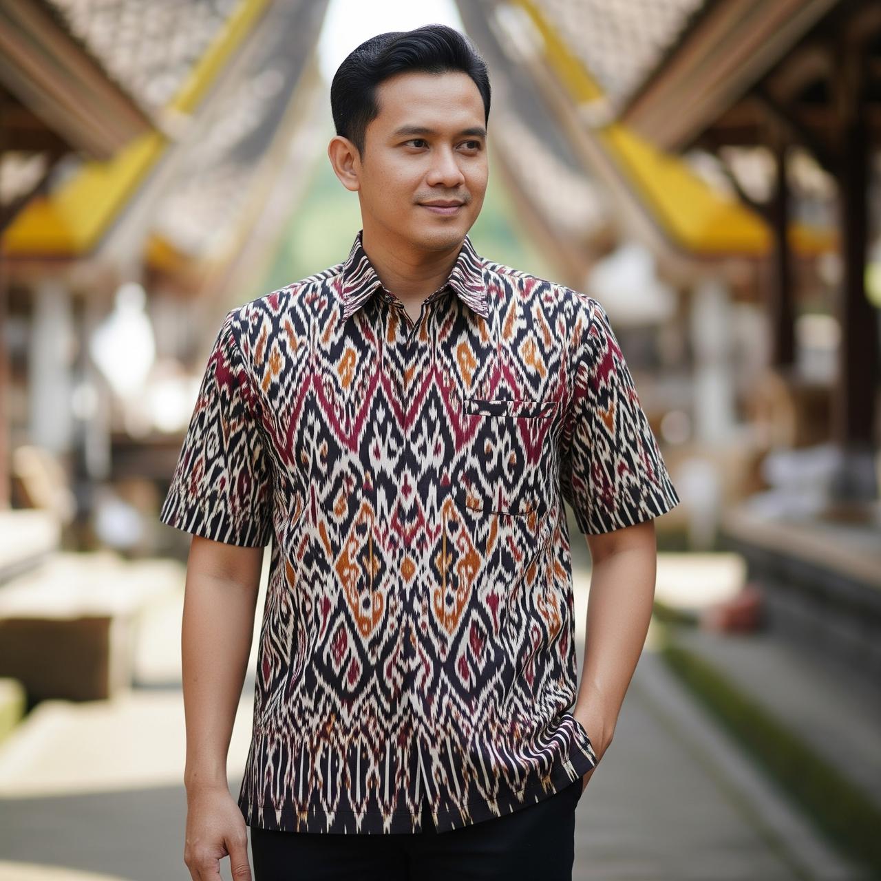 7 Model Baju Lurik Ikat, Paduan Tradisi dan Fesyen Kekinian