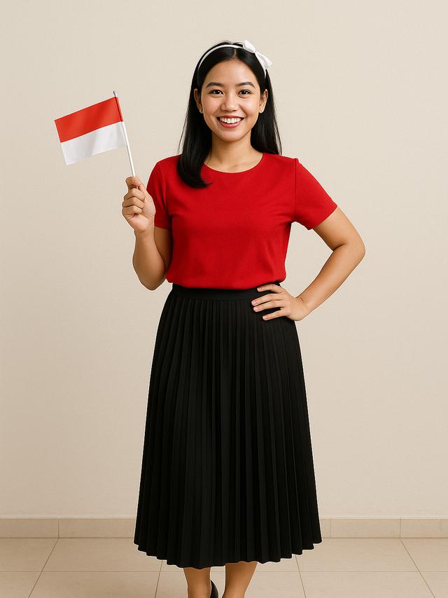 Atasan Merah Cocok dengan Bawahan Warna Apa untuk Acara 17 Agustus 1945 ...