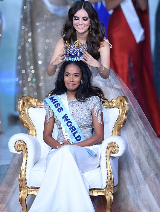 FOTO: Toni-Ann Singh, Juara Miss World 2019 - Foto Liputan6.com