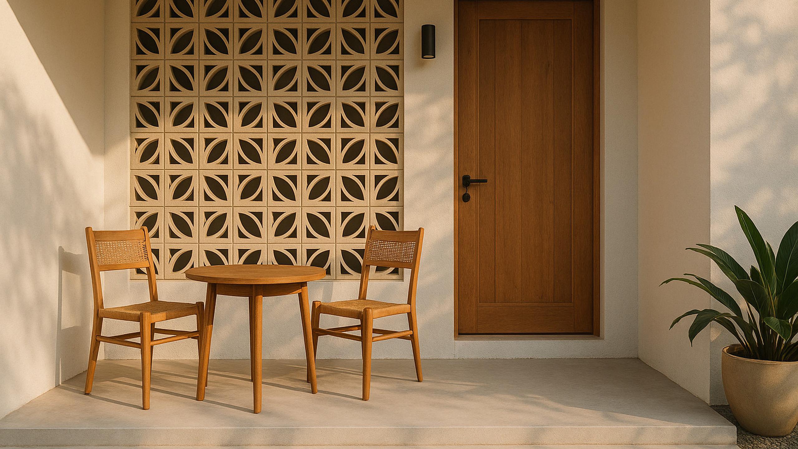 9 Model Teras Dinding Roster Minimalis Terbaru 2025, Inspirasi Estetik ...