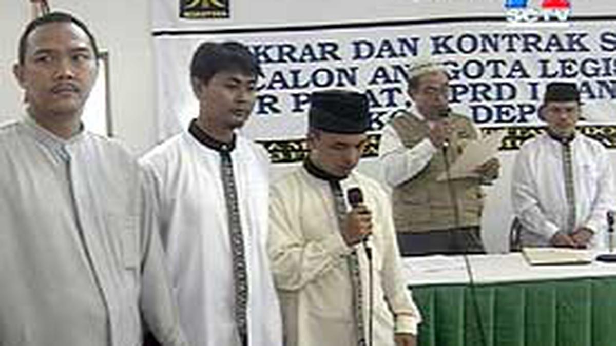 Caleg PKS Berikrar Anti-KKN - News Liputan6.com