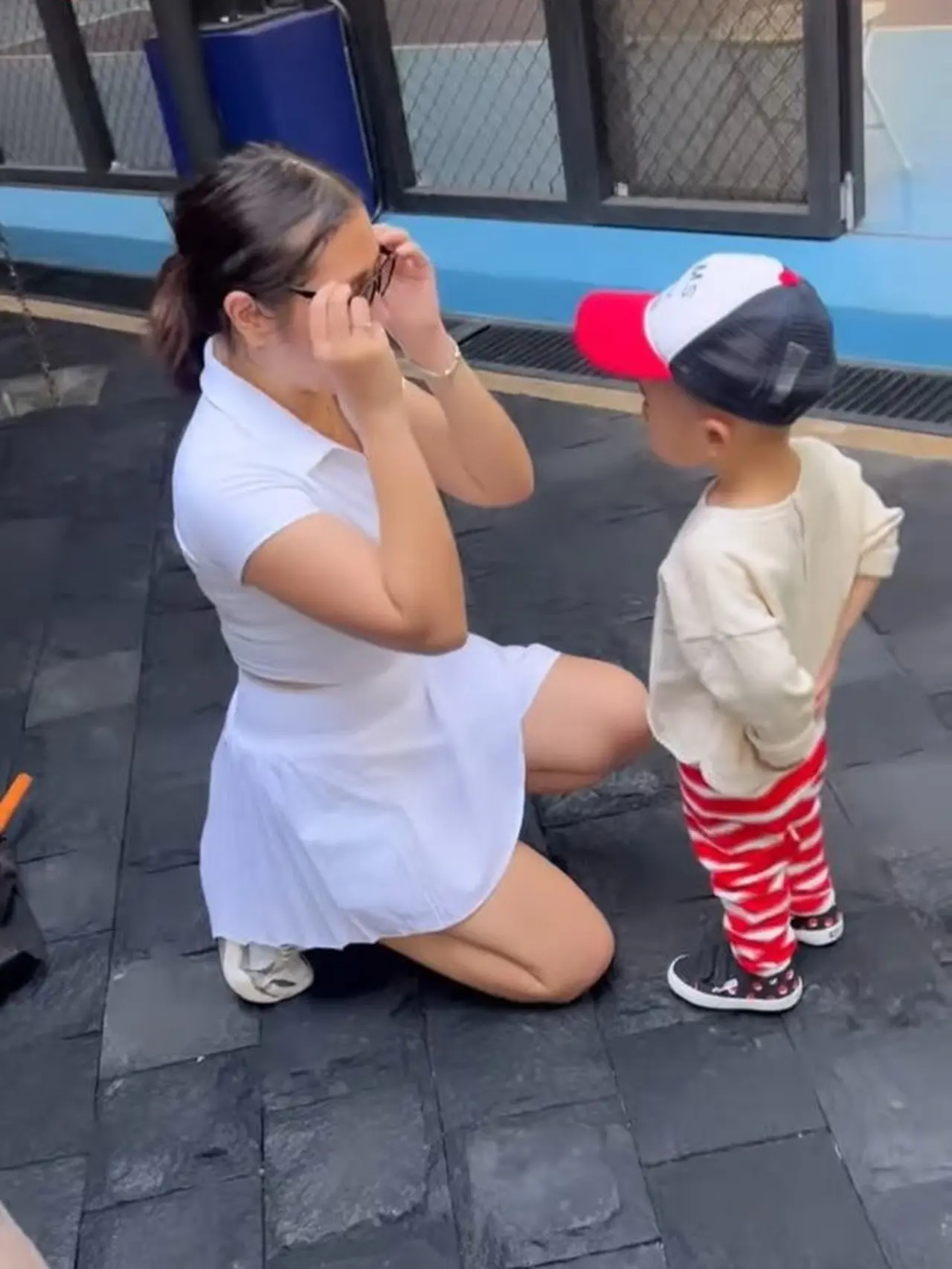 6 Potret Prilly Latuconsina Saat Main Tenis Ditemani Cipung ...