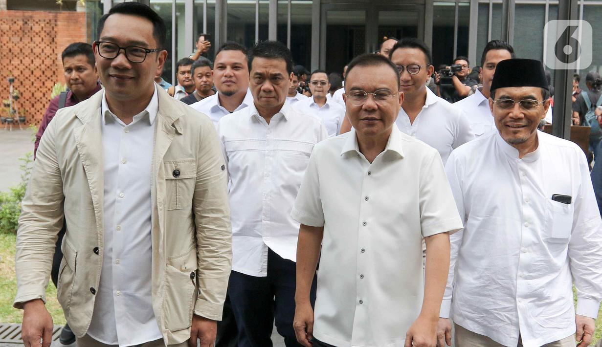 Bersama KIM Plus, Ridwan Kamil-Suswono Gelar Rapat Perdana Tim Pemenangan