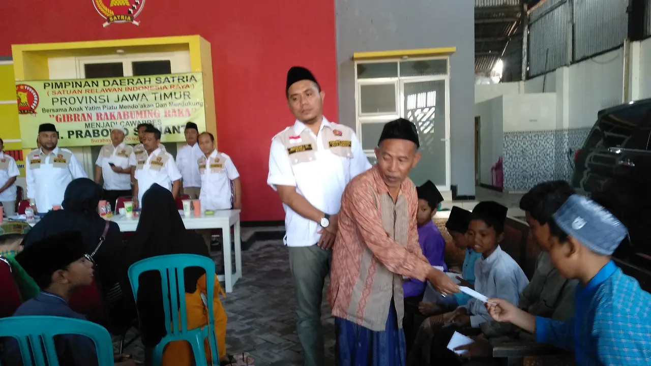 Jelang Putusan MK, PD Satria Jatim Doakan Gibran Jadi Cawapres Prabowo - Surabaya Liputan6.com