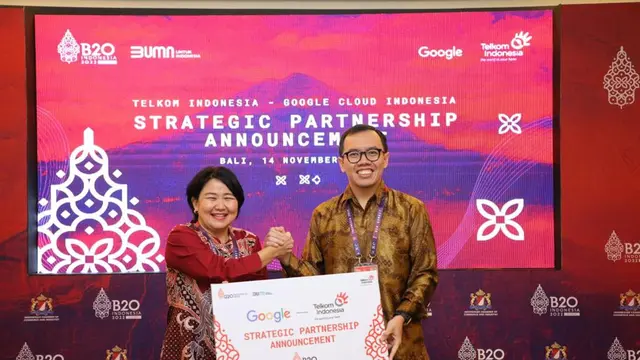 Kolaborasi Strategis Telkom Indonesia dan Google Cloud - Bisnis Liputan6.com
