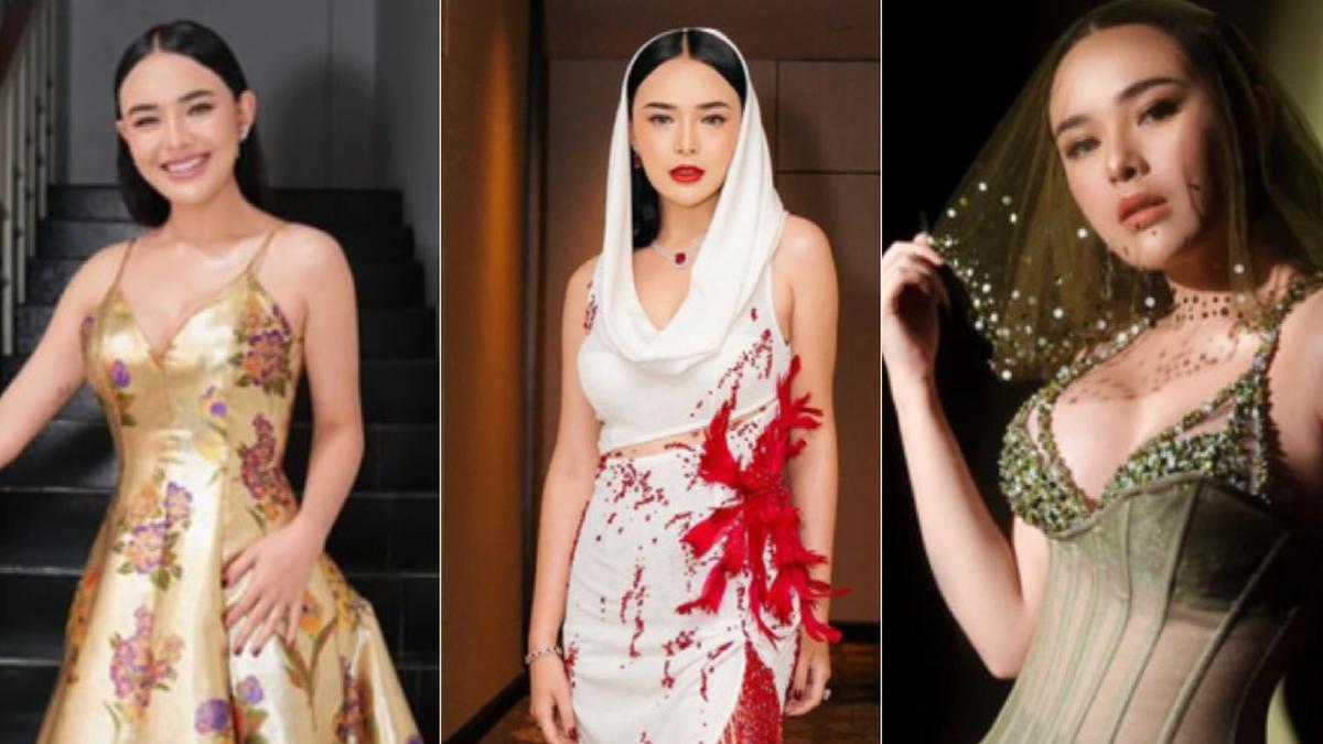 6 Penampilan Amanda Manopo Kenakan Gaun Mewah dari Hooded Dress hingga ...