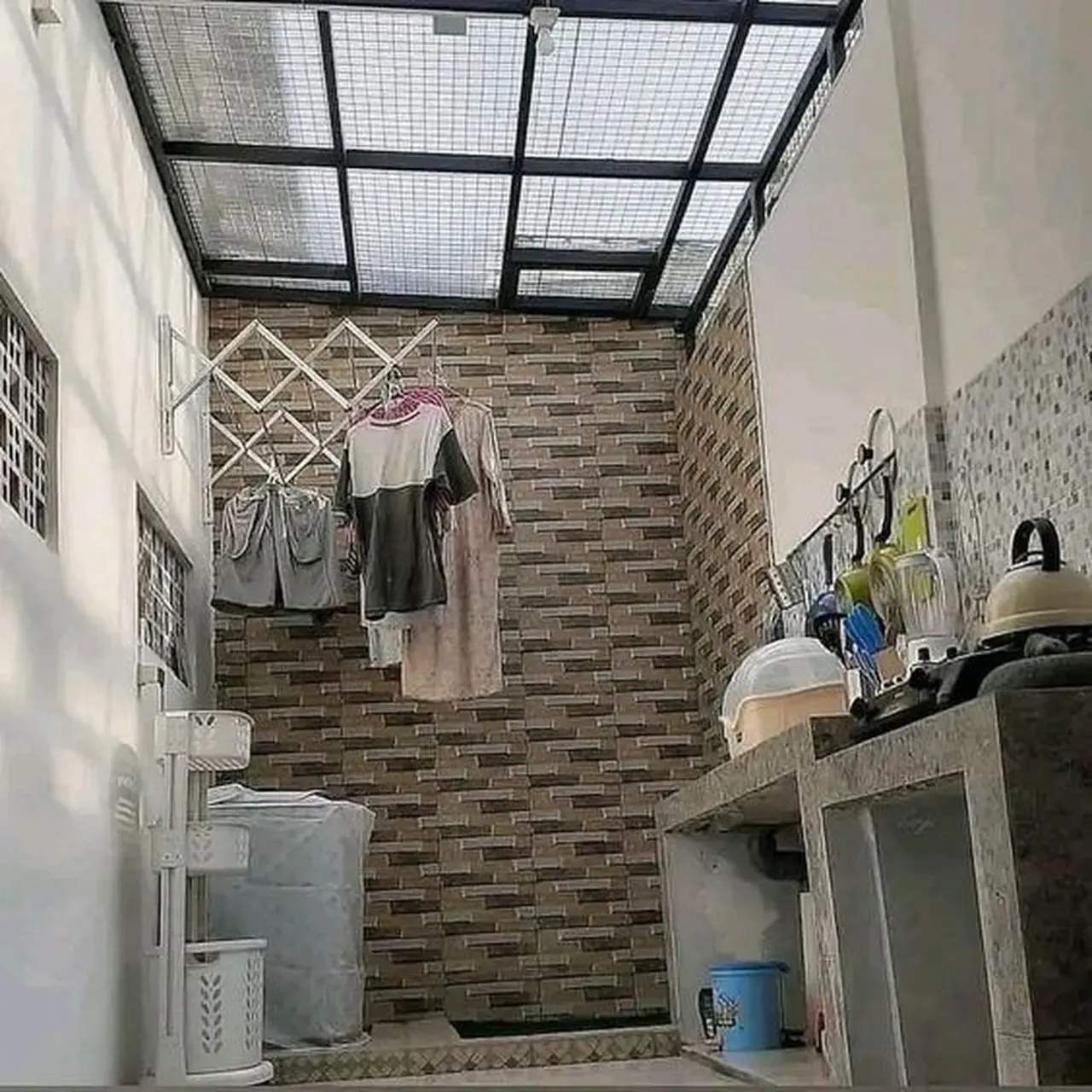 9 Desain Ruang Cuci Jemur Minimalis yang Fungsional - Citizen6 Liputan6.com