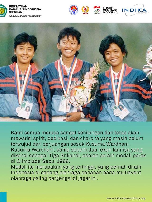 Legenda Panahan Kusuma Wardhani Meninggal Dunia, dalam Film 3 Srikandi ...