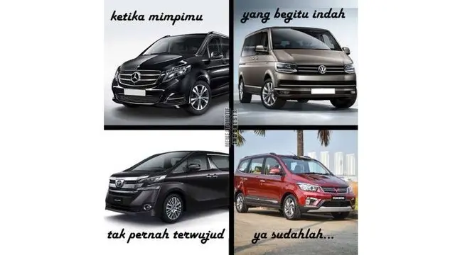 Meme Otomotif Pekan Ini: Sulitnya Mewujudkan Mimpi - Otomotif Liputan6.com