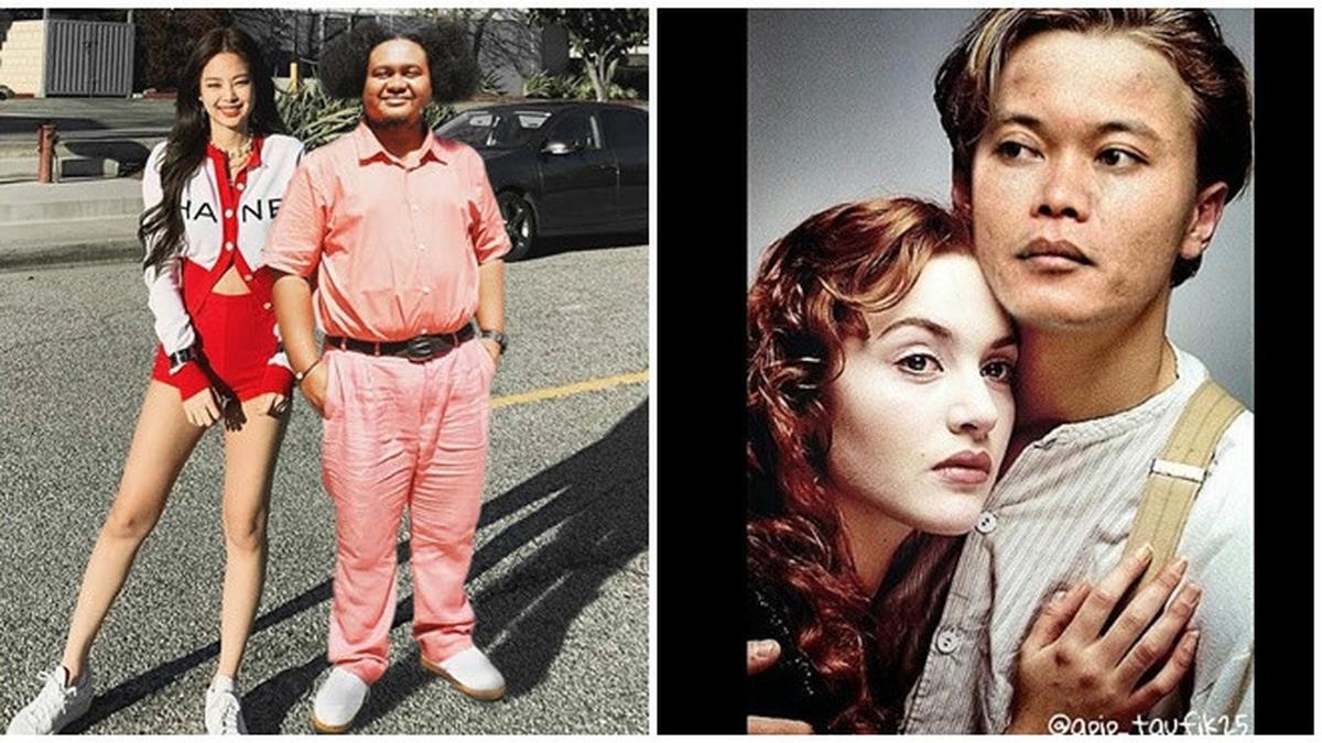 6 Editan Foto Pelawak dengan Seleb Dunia Ini Bikin Ketawa Geli