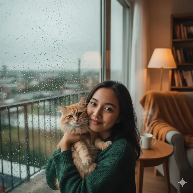 Prompt Gemini AI Viral Edit Foto Bareng Kucing, Bikin Gemas