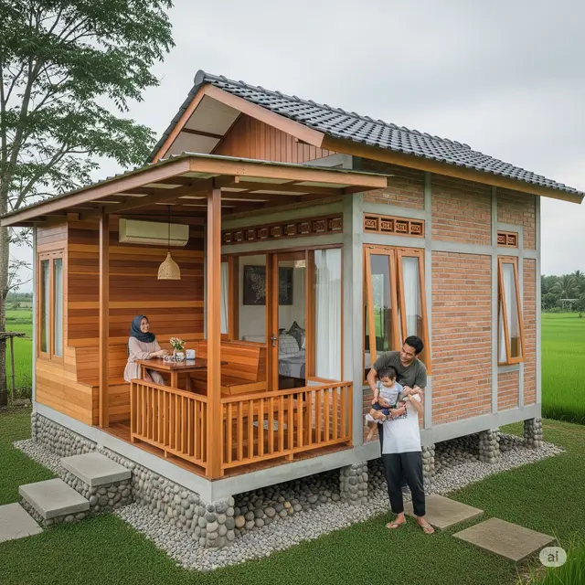 9 Model Rumah Sederhana Rapi di Lahan Sempit, Tampak Luas dan Modern ...