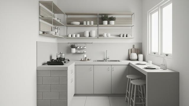 8 Desain Kitchen Set Kecil Murah Budget 10 Juta, Meski Mungil Tapi Estetik