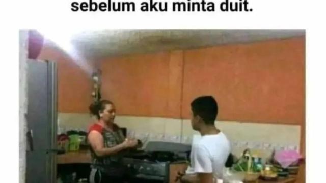 7 Meme Kocak Anak Minta Uang ke Orang Tua Ini Nyata Banget - Hot ...