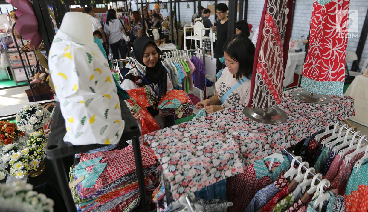 FOTO: Dorong Produk UMKM Melalui Pasar Kita - Foto Liputan6.com