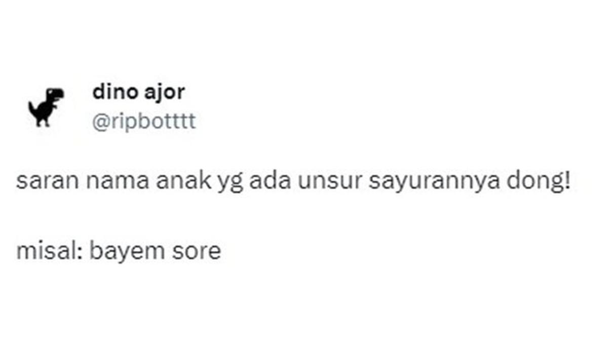 Netizen Ini Minta Saran Nama Anak Berunsur Sayuran, 7 Hasilnya Bikin ...