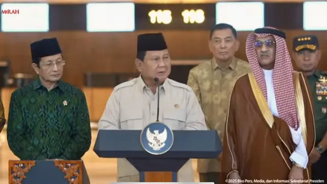 3 Pernyataan Presiden Prabowo Saat Resmikan Terminal Khusus Haji dan Umrah di Bandara Soetta ...