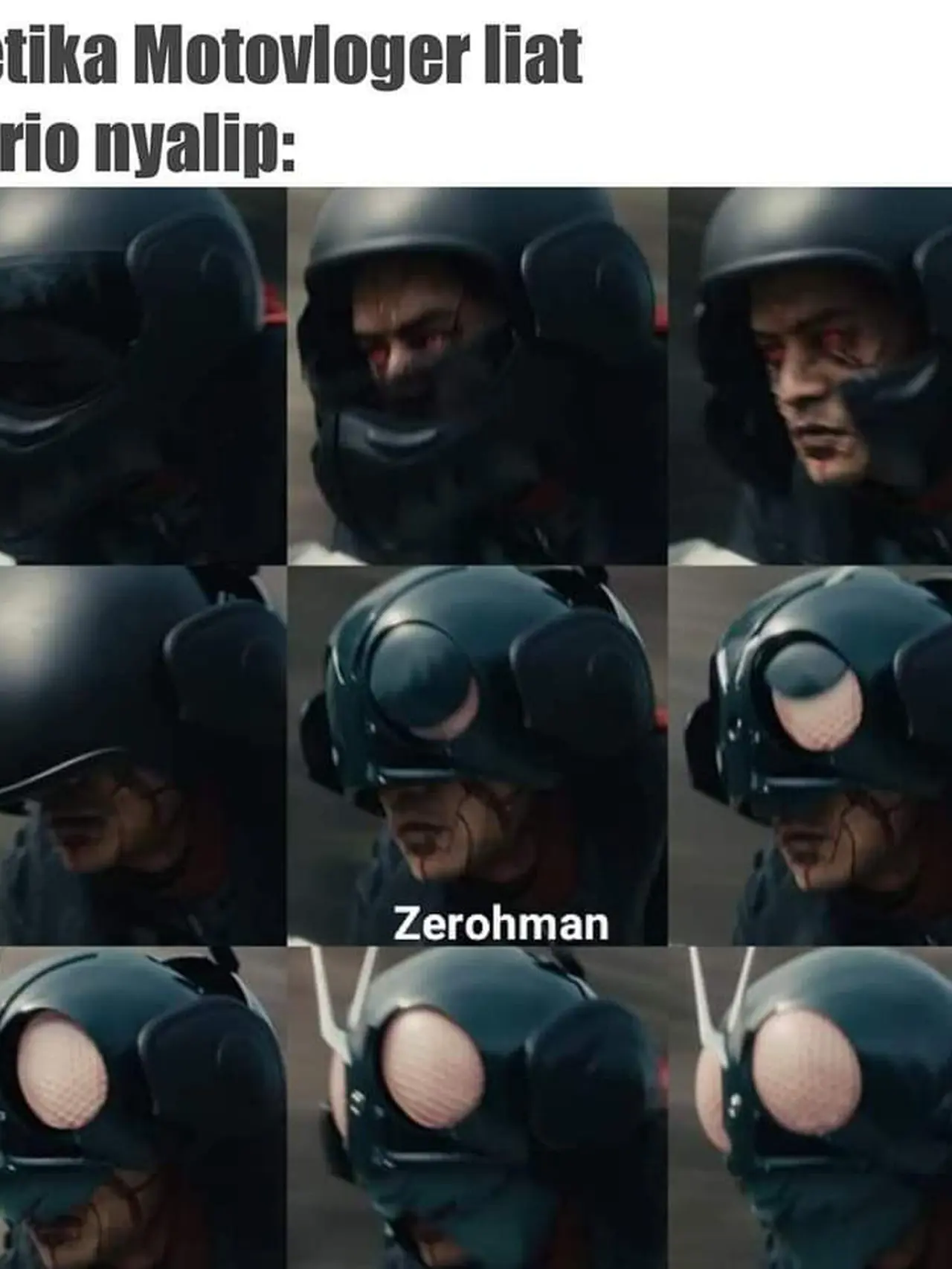 7 Meme Kocak Salip Motovlog, Bikin Pengendara Lain Menjauh - Hot ...