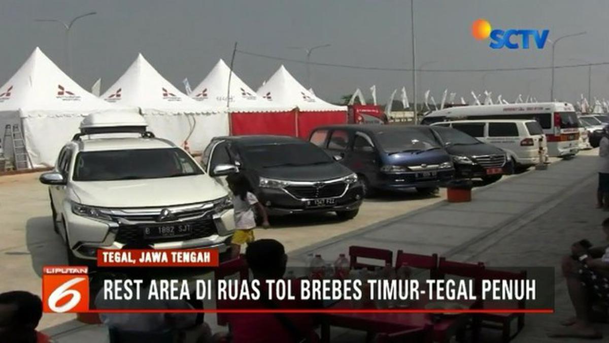 Rest Area di Ruas Tol Brebes Timur-Tegal Sesak Dipenuhi Pemudik - News ...