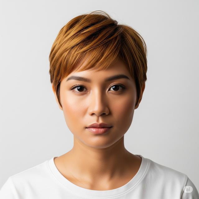 7 Model Rambut Pendek Golden Brown yang Trendy dan Stylish