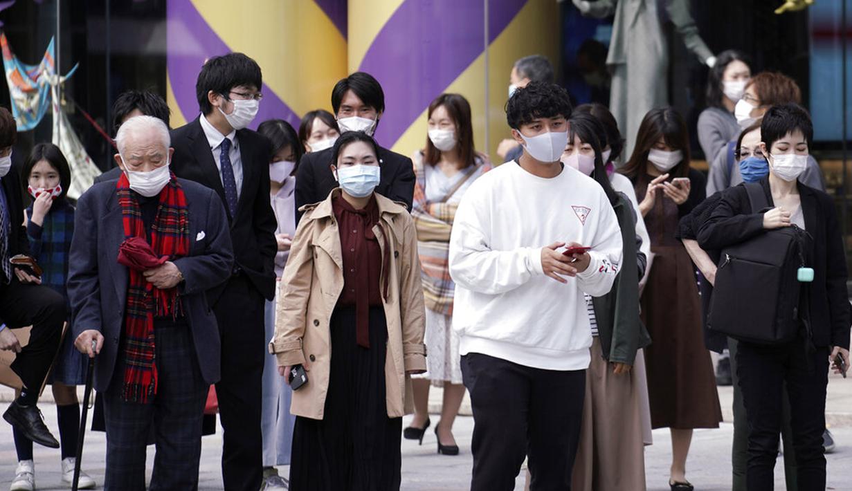 FOTO: Tokyo Konfirmasi Penambahan Kasus Baru COVID-19 - Foto Liputan6.com