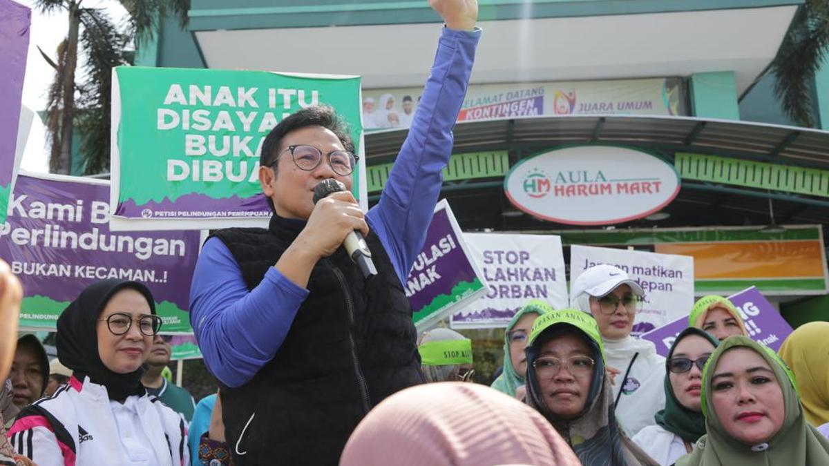 Ketum PKB Cak Imin: Kita Lawan Kekerasan Perempuan dan Anak di Jatim - Surabaya Liputan6.com